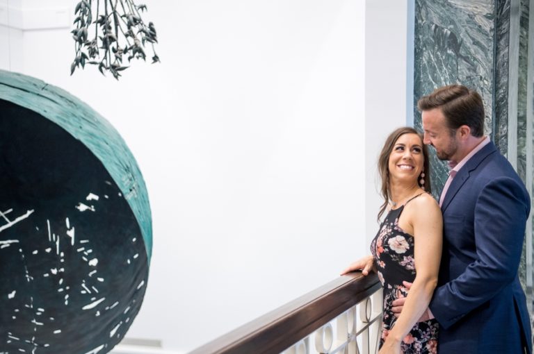 Columbus Engagement Session in the Summer with Julie & Dan